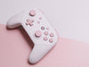 Custom Soft-Touch White and Pink Baby Nintendo Switch Pro Controller ...